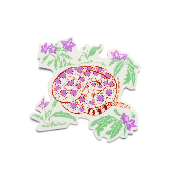 Sticker | Rattlesnake – Color Box Letterpress