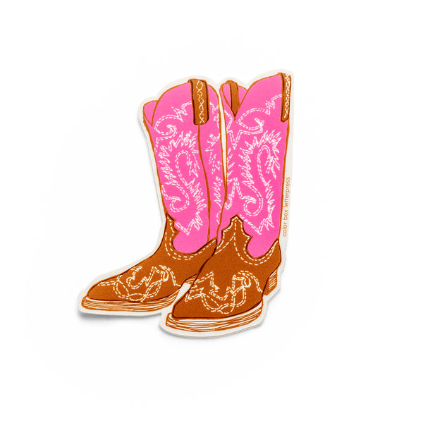Sticker | Boots – Color Box Letterpress