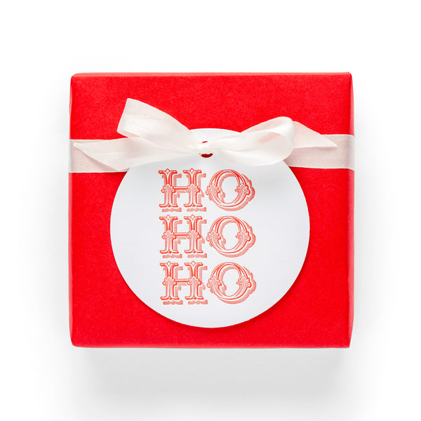 Gift Tags | Ho Ho Ho – Color Box Letterpress