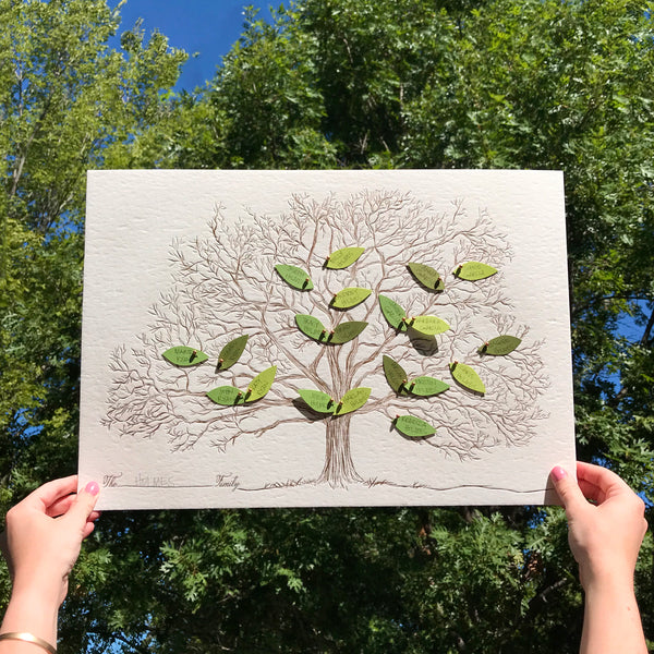 Family Tree – Color Box Letterpress